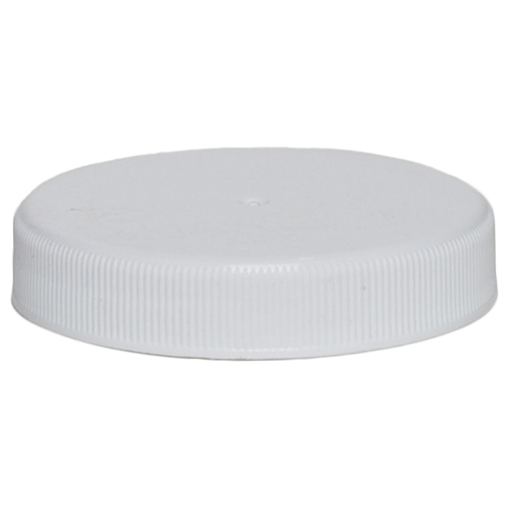 53-400 White Ribbed Caps w/ .020 polysty / FS 5-8 HIS Liner - Aaron Packaging, Inc.