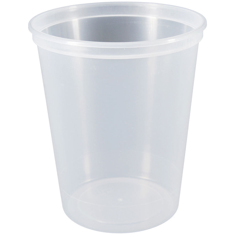 32 oz. Natural PP Plastic Tubs, L410 - Aaron Packaging, Inc.