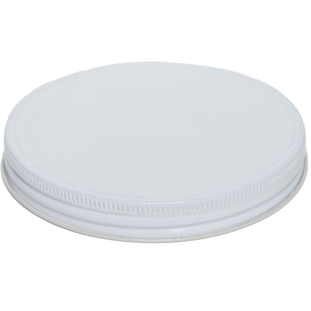 110-400 White Metal Caps, Plastisol Liner - Aaron Packaging, Inc.