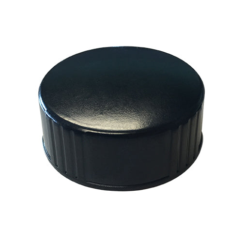 28-400 Black Phenolic Cap w/ Poly-Seal Cone Liner