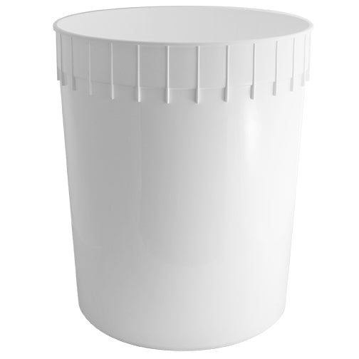 3 Gallon White HDPE Plastic Dairy Pails (FDA Approved and Freezer Safe